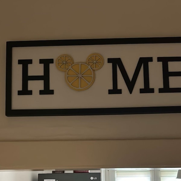 Mickey Disney Inspired Interchangeable Home Sign With Heads - Etsy
