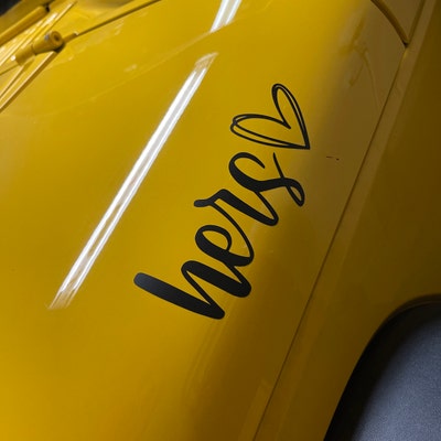 Hers Driven by a Girl Truck Girl Hers NOT HIS Decal Female Driven Lady ...