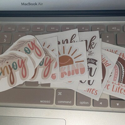 Boho Inspirational Quotes Svg Png Bundle, Printable Stickers ...