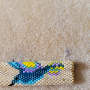 Beaded CROCUS Earrings as Brick Stitch Seed Bead Pattern - Etsy