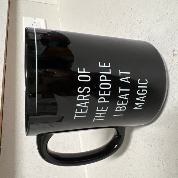 Custom Text Mug, White or Black, 11oz or 15oz, Personalized Mug Gift ...