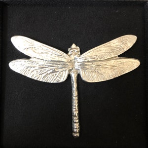 Pewter Scarf Ring - Dragonfly - Etsy