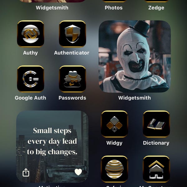 AMETAL Theme App Icon Set, Custom Icons for iPhone and Android Home ...