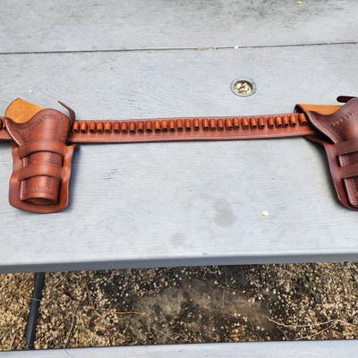 Western Holster and Belt With Cross Draw - Etsy