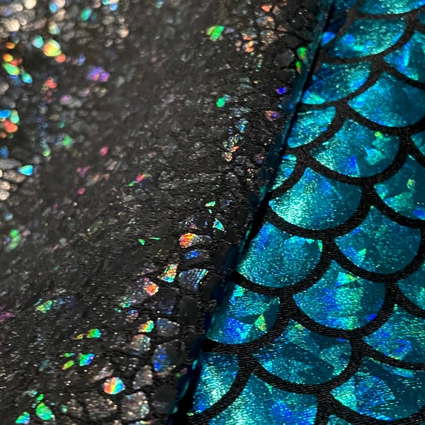 Mermaid 12 Colors Booty Shorts High Waisted Metallic Hologram Fish ...