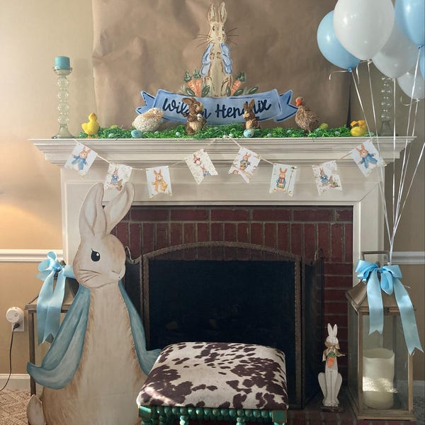 Petter Rabbit Garland/ Petter Rabbit Banner/ Beatriz Potter & Peter ...