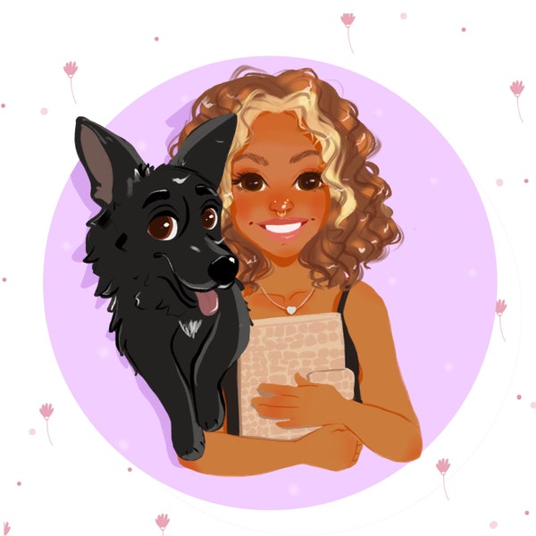 Custom Portrait Cartoon,cartoon Portrait From Photo,avatar,profile ...