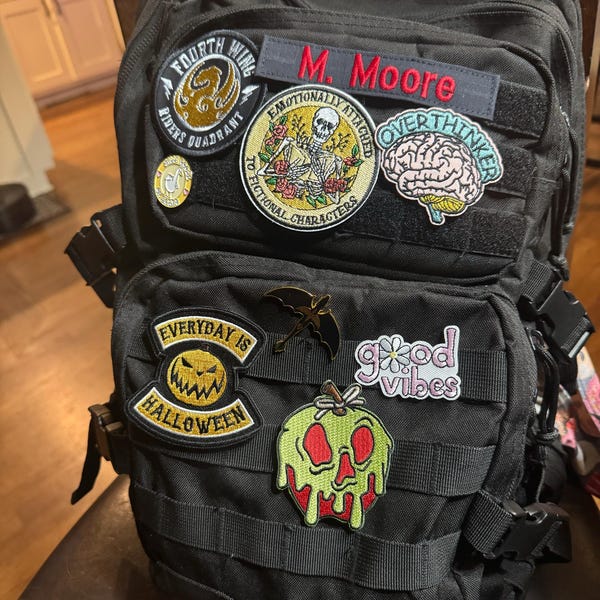 Fourth Wing Embroidered Patch, Fourth Wing Iron on Patch, Official ...