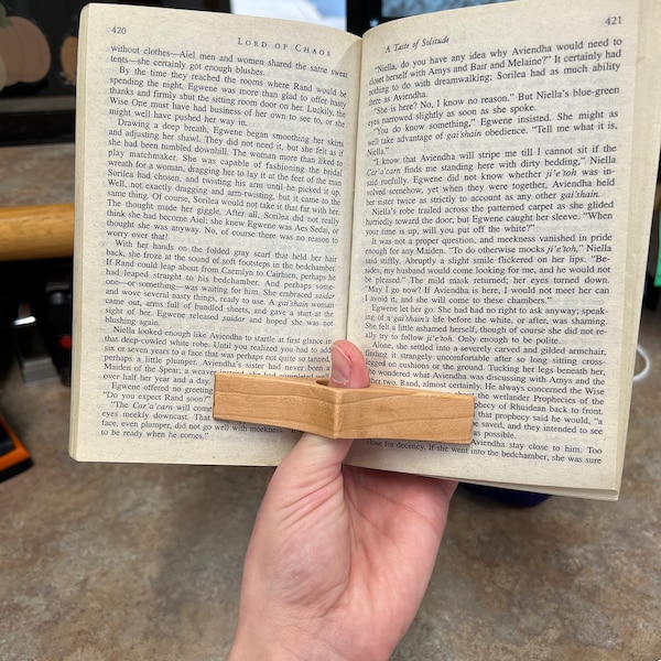 Book Page Ring Holder: A "book Buddy" Reading Assistant - Etsy