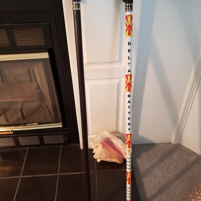 Ebony Wood Cane With ARMY Collar, US Army Ebony Shaft Walking Cane ...