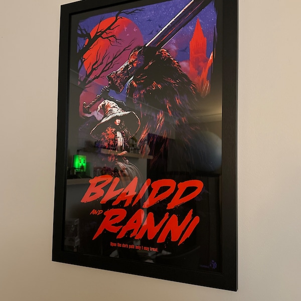 BLAIDD AND RANNI Video Game Poster, Travel Poster, Gaming Poster ...
