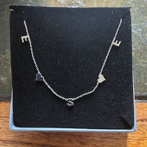 Personalized Name Necklace Initial Necklace Letter Necklace Custom ...