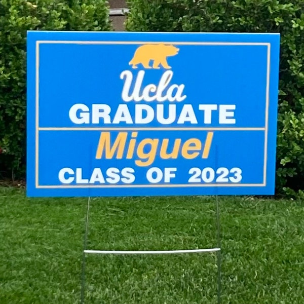 Graduation Lawn Sign Custom Personalized Graduation Yard Sign Choose ...