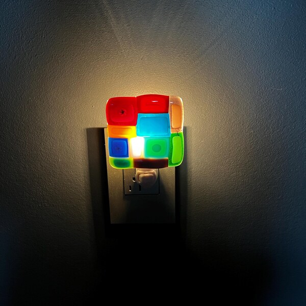 Colorful Funky Mini Glass Fused Dish - Etsy