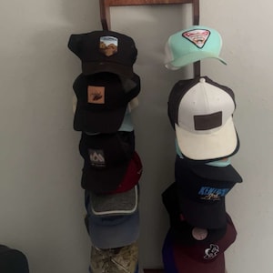 Cap Rack for 10 Caps , Hat Rack, Custom Cap Rack , Cap Rack 3D ...