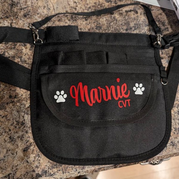 Custom Vet Tech Fanny Pack, Vet Tech Tool Belt, Vet Tech Organizer Belt ...