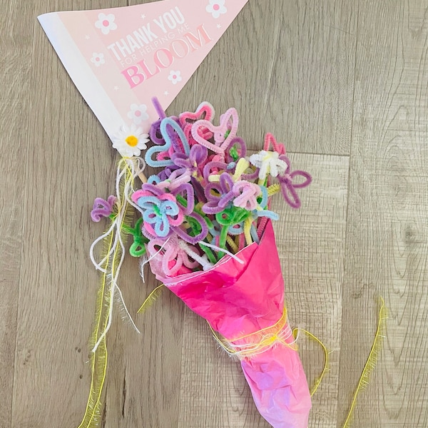 Teacher Appreciation Printable Pennant Flags Tags, Teacher Gift Ideas ...