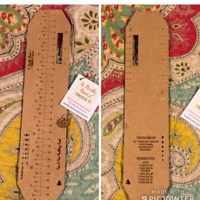 Toe2toe Knitting Tool for Sock Knitting, Kitchener Stitch and Bind off ...