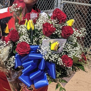 Softball Roses Select Qty Softball Gift Back to School - Etsy