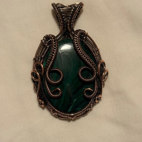 Tiger Eye,moonstone Evil Eye Gemstone Copper Wire Wrap Pendant Jewelry ...