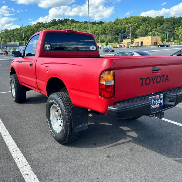 Toyota HILUX RED Tailgate Decal Sticker Pick up D4D Mk3 Kit 2.5 Diesel ...
