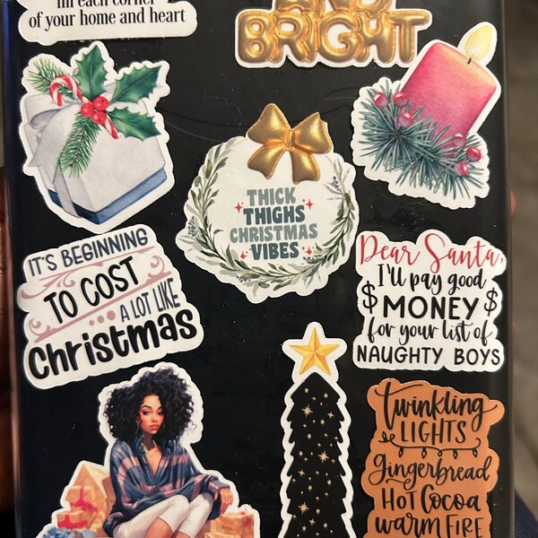 Inspo Sticker Pack - Black Girl Planner Stickers - Black Woman Handmade ...