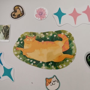 4 Cat Ghosts Stickers / Sticker Pack / Hydroflask / Cat Sticker ...