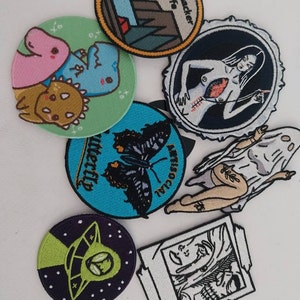 Iron-on Patch No Signal Retro TV Old School Patches, Vintage Iron-on ...