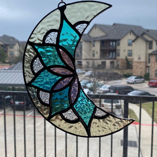 Poppy Flower Stained Glass Pattern, Stained Glass Patterns, Digital ...