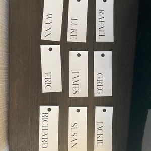 Wedding Gift Tags, Gift Tags With Ribbon, Hanger Name Tags, Bridesmaids ...