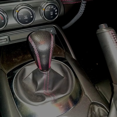 LEXUS Anthracite Leather With Dark Red Stitch Shift Knob RX350 RX450 ...