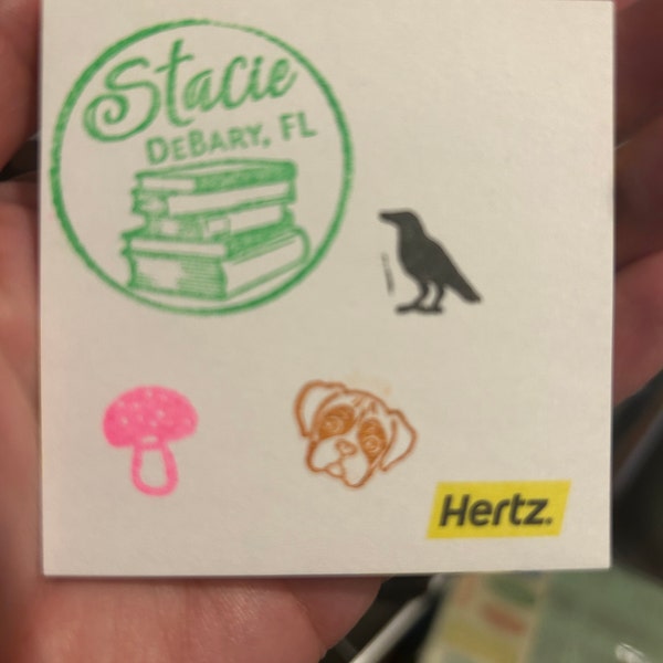 Kids Name Stamp, Childs Name Stamp, Personalized Gift for Kids Rubber ...