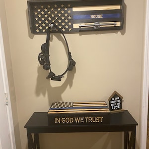 Police Duty Gear Rack With Lockbox Safe FREE Metal Miranda Card - Etsy