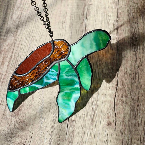 Mini Sea Turtle Stained Glass Pattern: Beginner DIY (digital Download ...