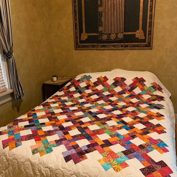 LSU Tiger Themed Twin Size Quilt Made With Two Different Licensed LSU ...