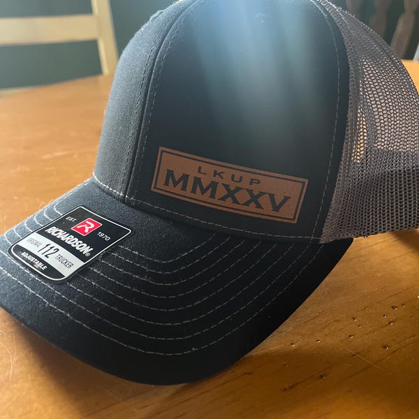 Custom Excavator Patch Hat, Construction Company Hats, Personalized ...