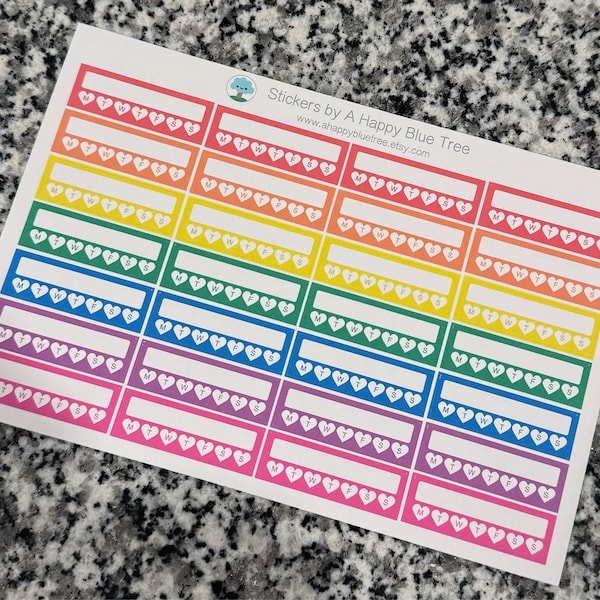 Happy Reading Book Weekly Habits Label Reminder Tracker Kawaii Planner ...