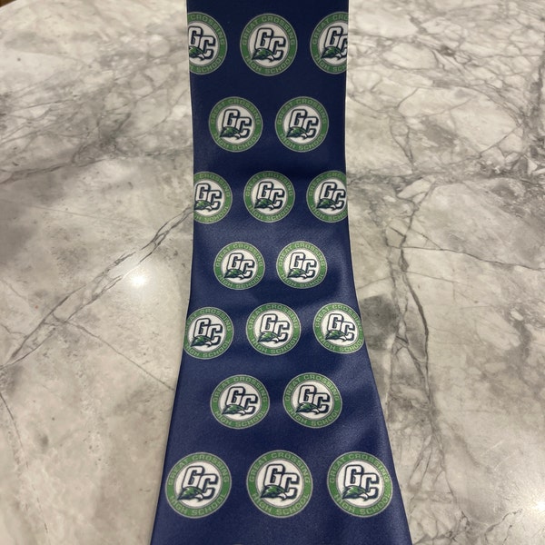 Custom Logo Tie, Personalized Logo Neck Tie, Company Logo Tie, Custom ...