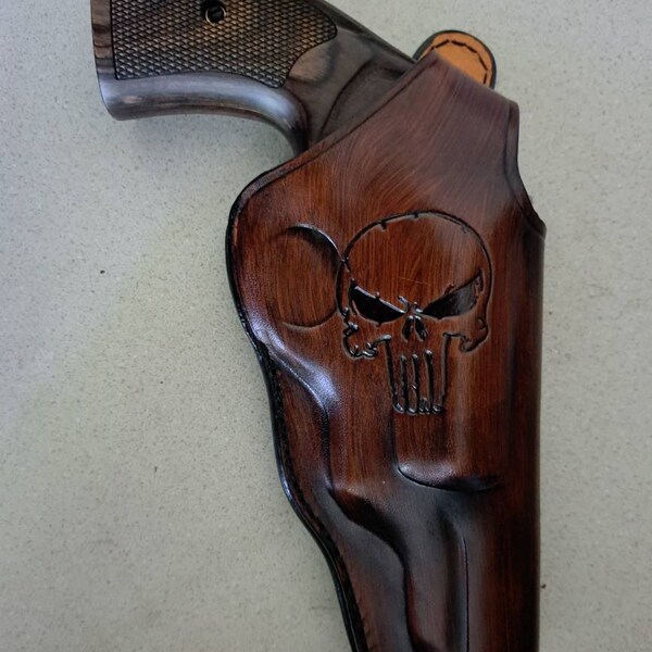 Colt Revolver Holster, Leather Fast Draw Holster Fits Colt Python-colt ...