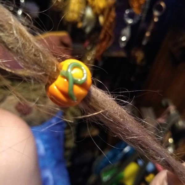 Pumpkin Charm Pendant Necklace Artisan Handmade Autumn Fall SRA ...