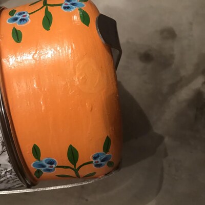 Hand Painted Tea Set With 6 Tea Glasses & Stand for Serving Tea, Gift ...