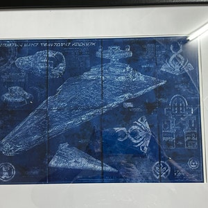 Final Fantasy Midgar Blueprint / Aged Specs A2 420mm594 or 16.5' 23.4 ...