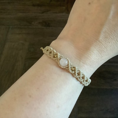 Men Macrame Bracelet, Gifts for Him, Mens Bracelet, Macrame Jewelry ...