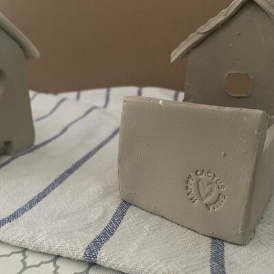 Custom Clay Stamp With Name and Heart Drawing, Stamp for Fresh Clay for ...