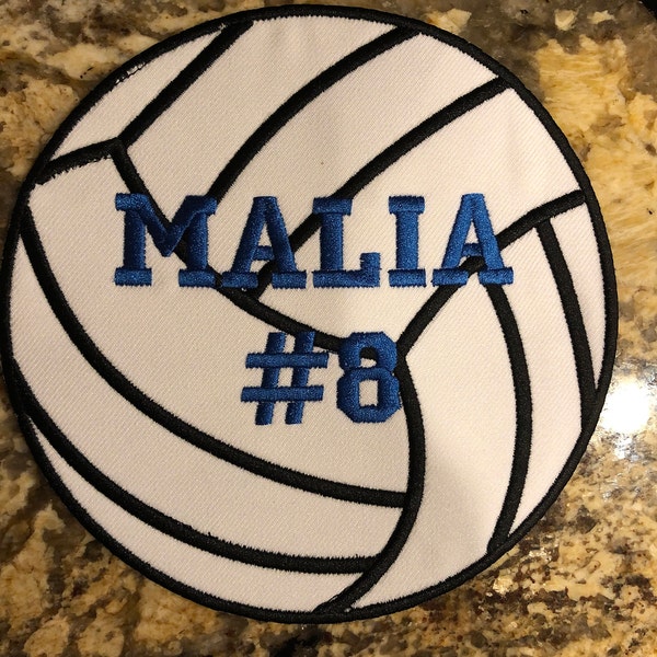 Personalized Volleyball Patch | Custom Volleyball Patch | Volleyball ...
