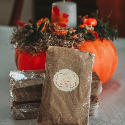 Banana Nut Bread Labels Banana Stickers Baking Labels - Etsy