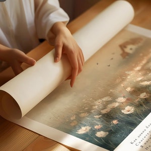 Poster Mockup With Person Poster Roll Mockup Unrolling Rolling Poster ...