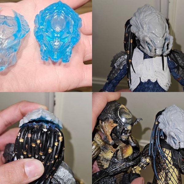 Custom Echo Predator Mask for 1/4 Neca Jungle Hunter/warrior Predators ...