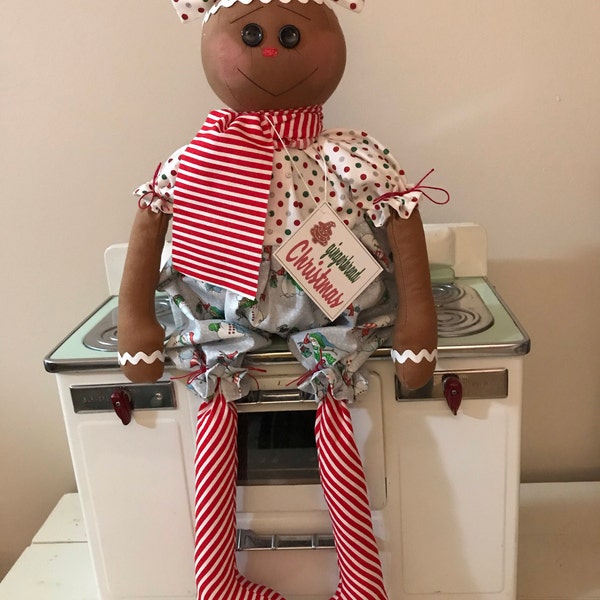 Christmas Gingerbread Cookie Doll Pattern PDF E Pattern #126 Digital ...