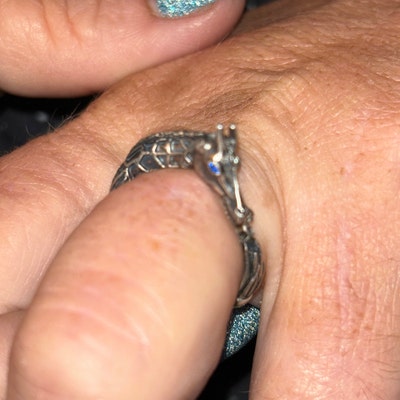 Sterling Silver Angry Wolf Signet Ring, Ring Wolf Head, Wolf Head Ring ...
